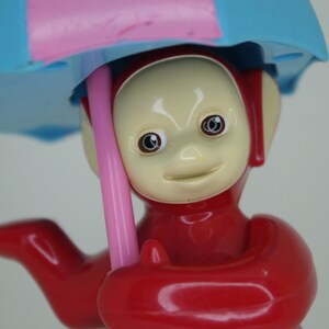 Vintage Teletubbies - Red Teletubby Po - Plastic Toy by TOMY - Rattle ...