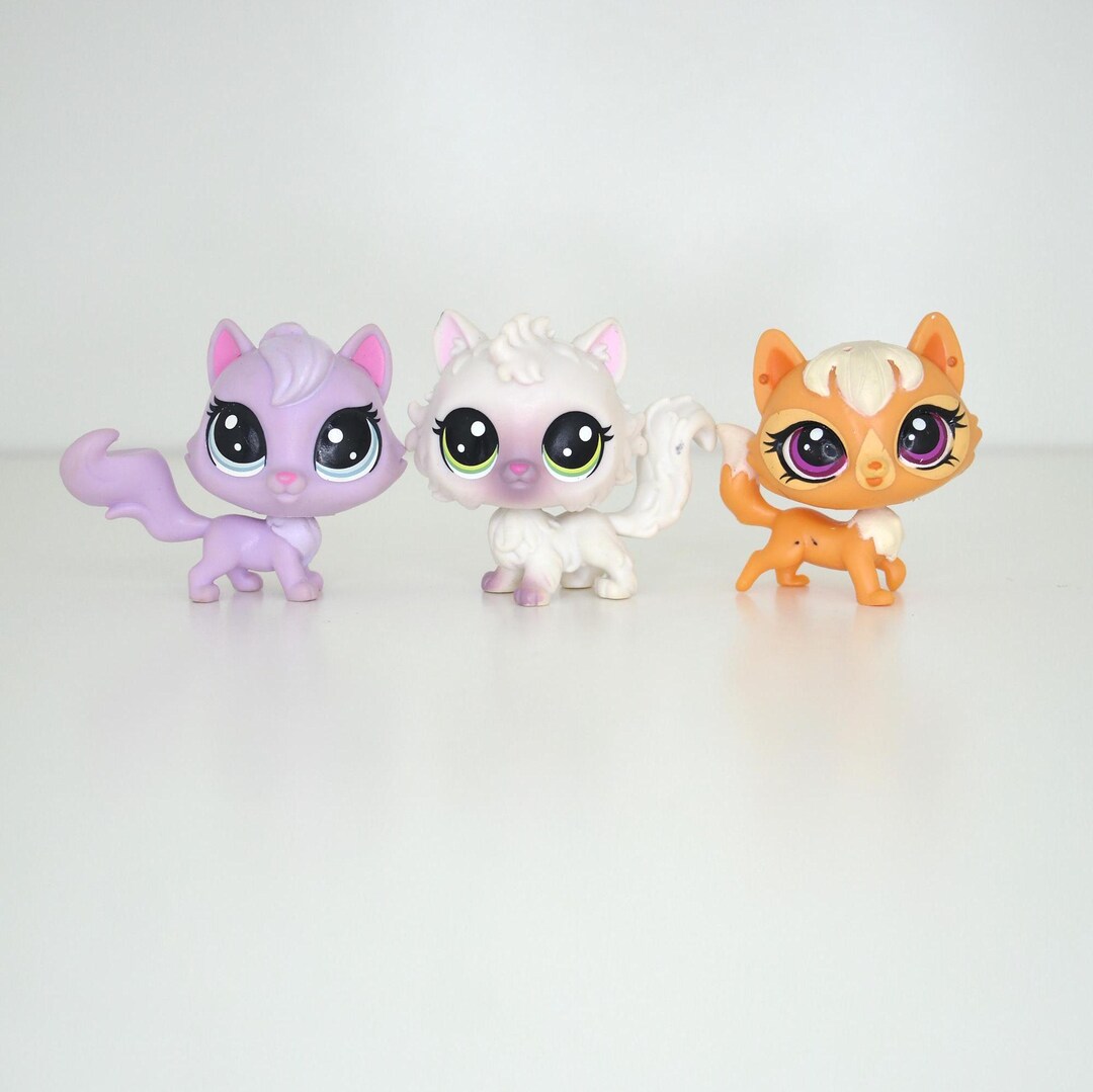 Hasbro Littlest Pet Shop LPS - Your Choice of Cat Pet: #3-77, #2-81, or ...