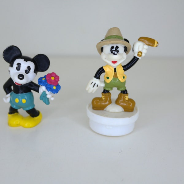 Mickey Mouse Mini Figurines - Etsy