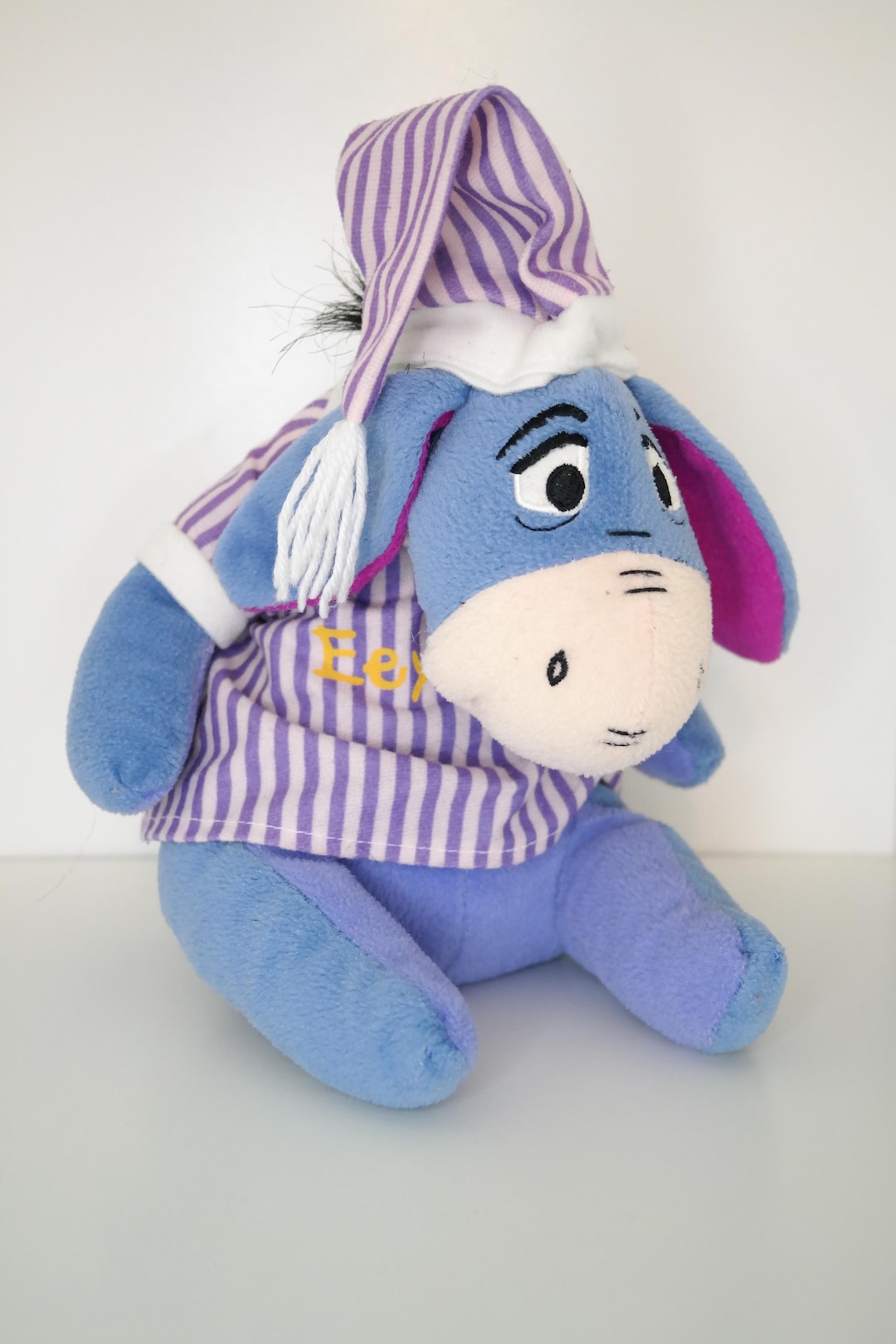 Vintage Eeyore Plush Toy | Winnie the Pooh Donkey in Pajamas | Stuffed ...