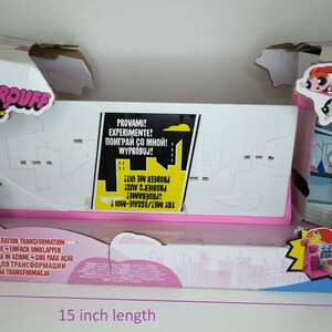 Powerpuff Girls Playset Plastic Flip to Action Playset Bubble's Bedroom ...