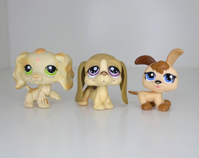 Authentic Lps Littlest Pet Shop Dog Figures - Etsy