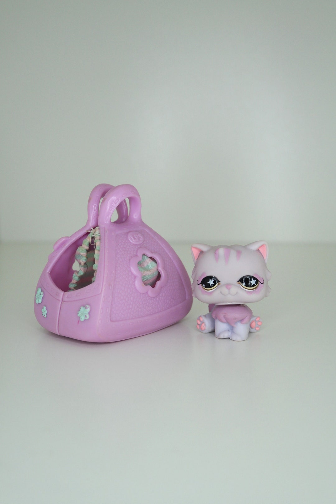 Hasbro Littlest Pet Shop LPS Pet With Accessory 891 Persian Cat Retired ...