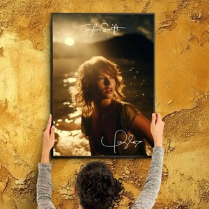 Taylor Swift Digital Print Ghost Band Poster Swift Cardigan Art ...