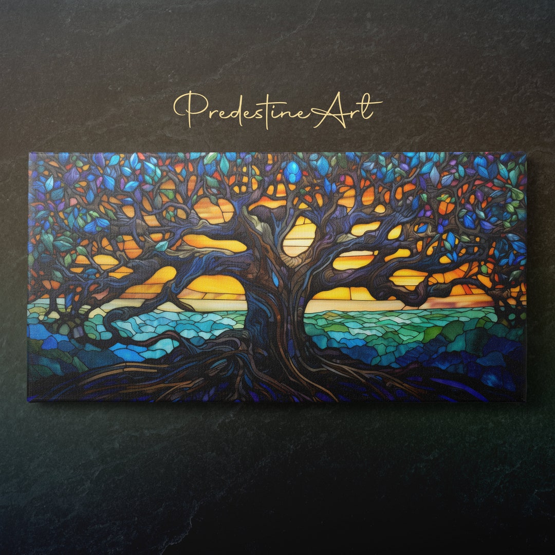 Twilight Reverie: Tree of Life in William Morris Print-inspired ...