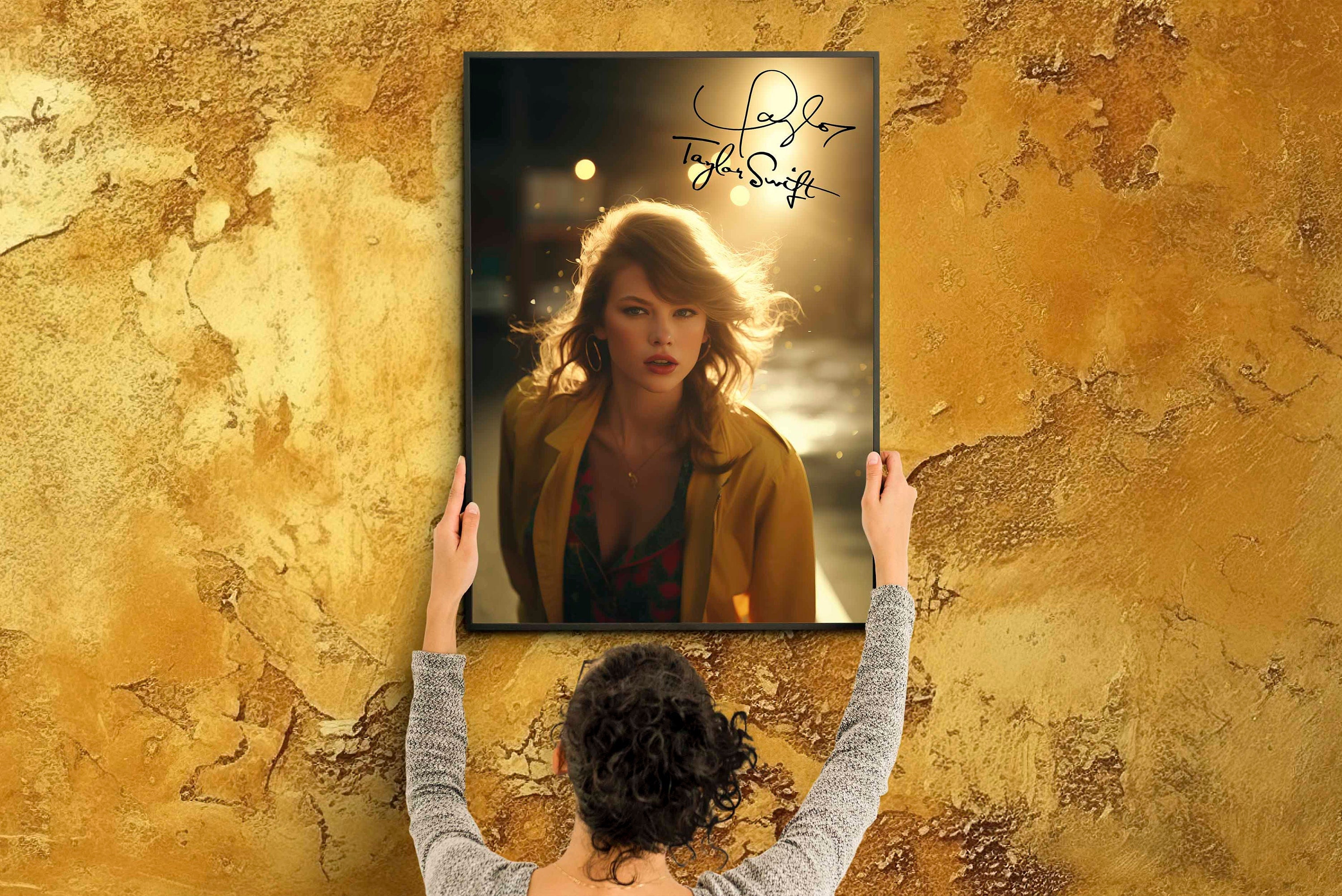 Taylor Swift Digital Print Ghost Band Poster Waterparks Art Ready to ...