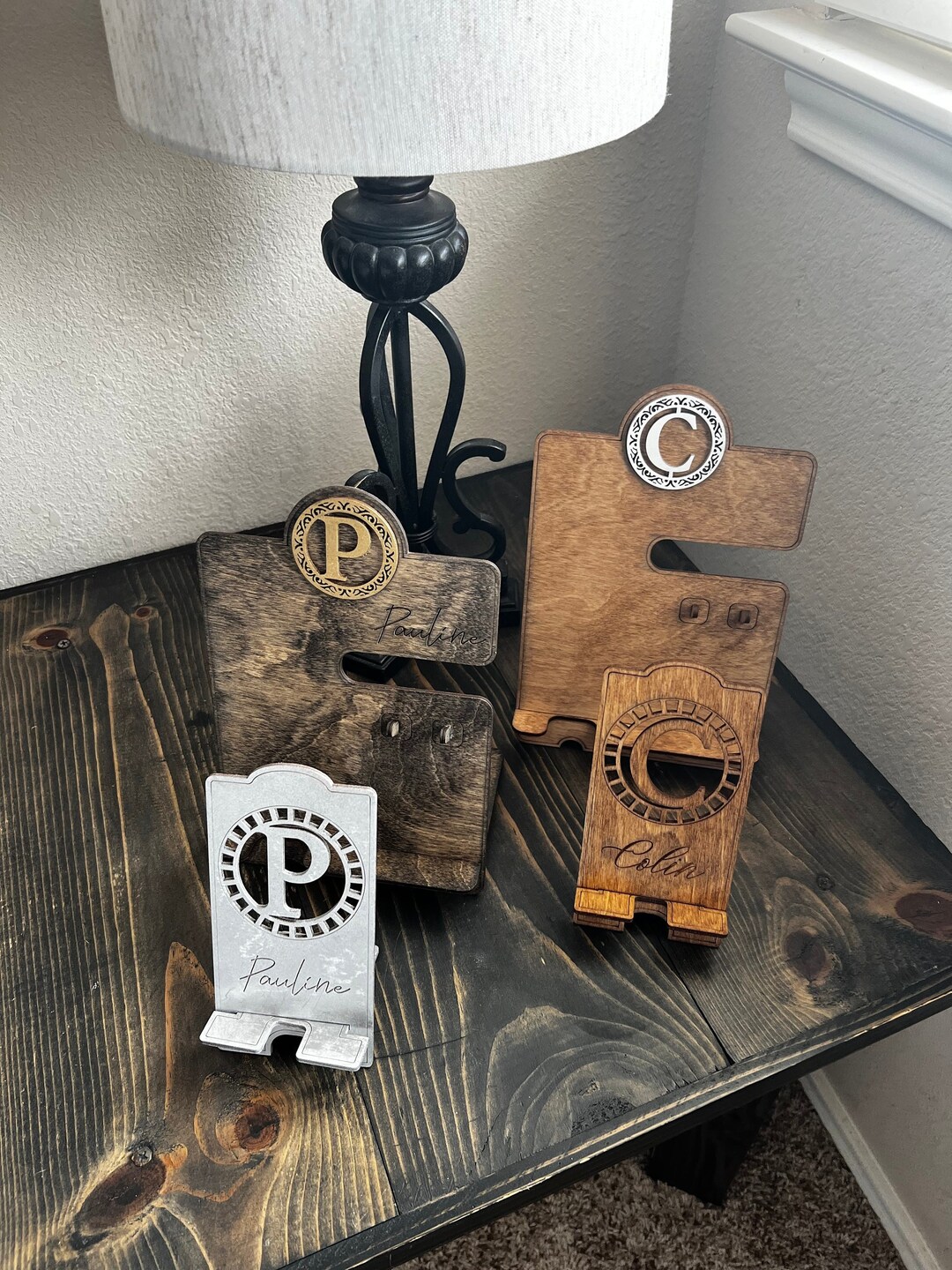 Personalized Phone Stand, Tablet Stand, Monogram Phone Stand, Monogram ...