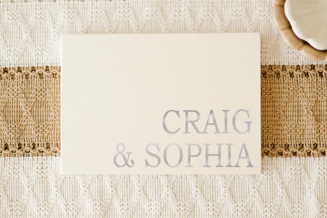 Personalized Wedding Video Book or Digital Photo Book | 7" LCD | Cream ...