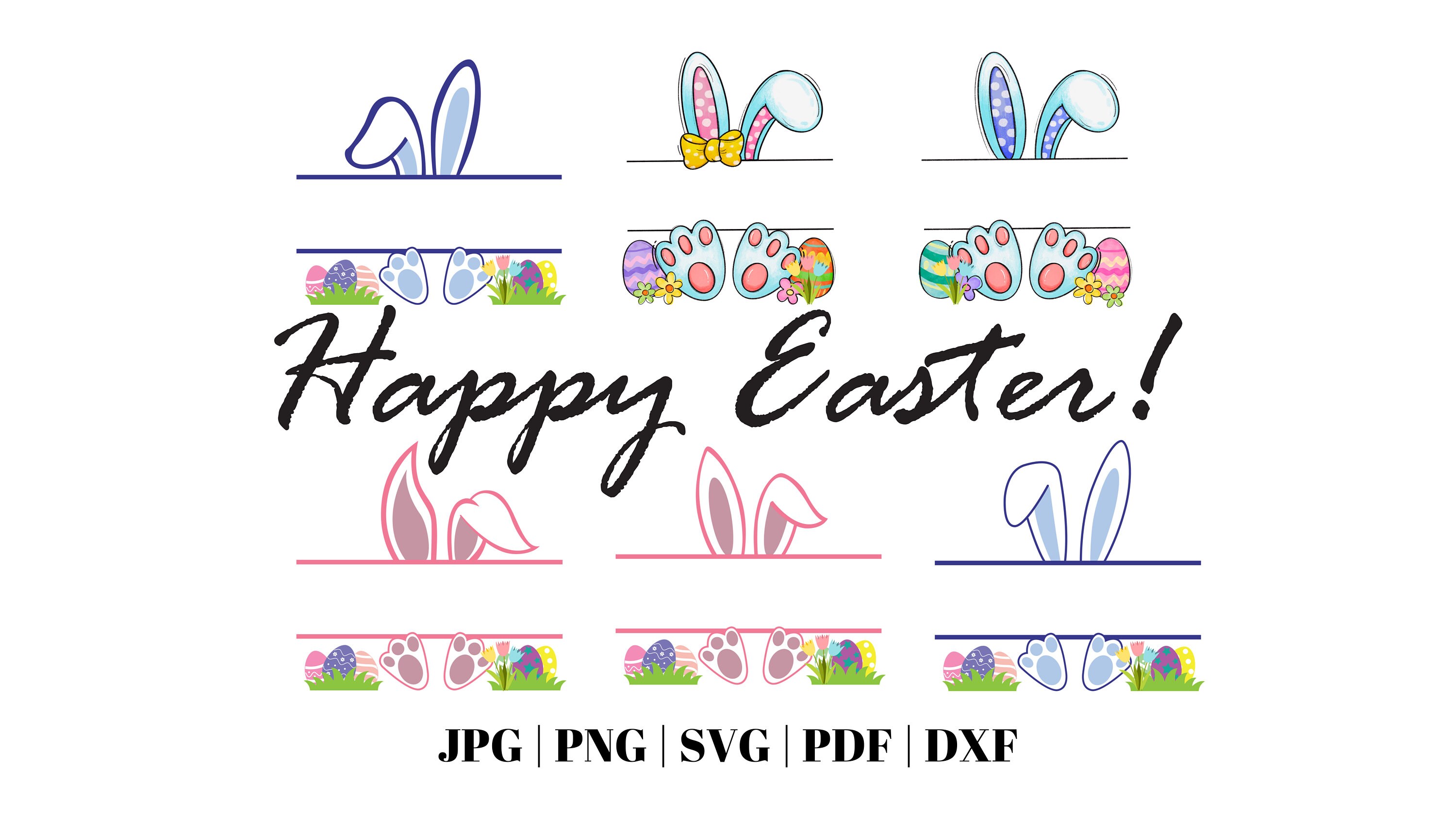 Happy Easter Banner Png