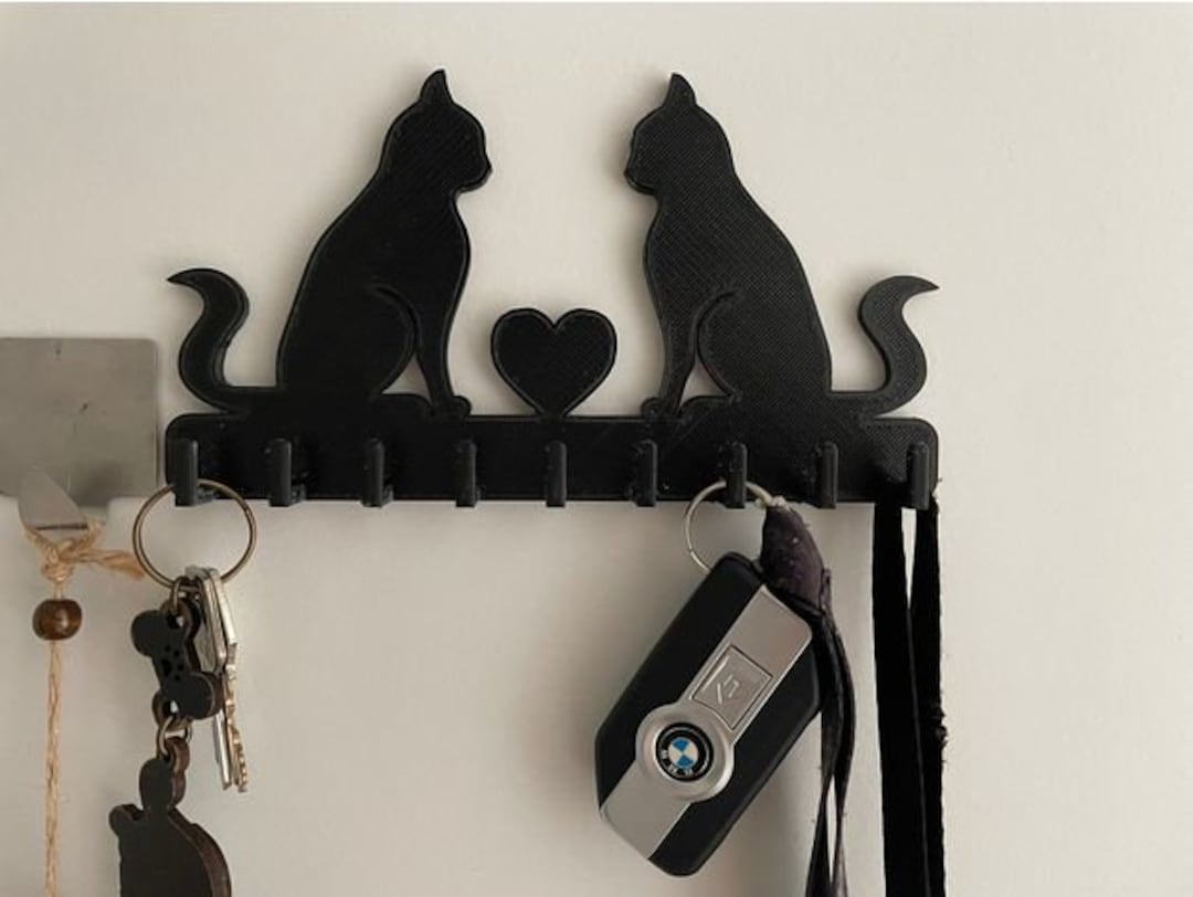 Cat Keyholder - Etsy