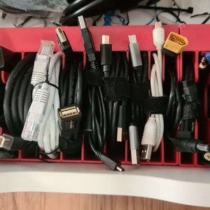 IKEA Alex Cable Organizer | 3d‑printed Drawer Insert for Cord ...