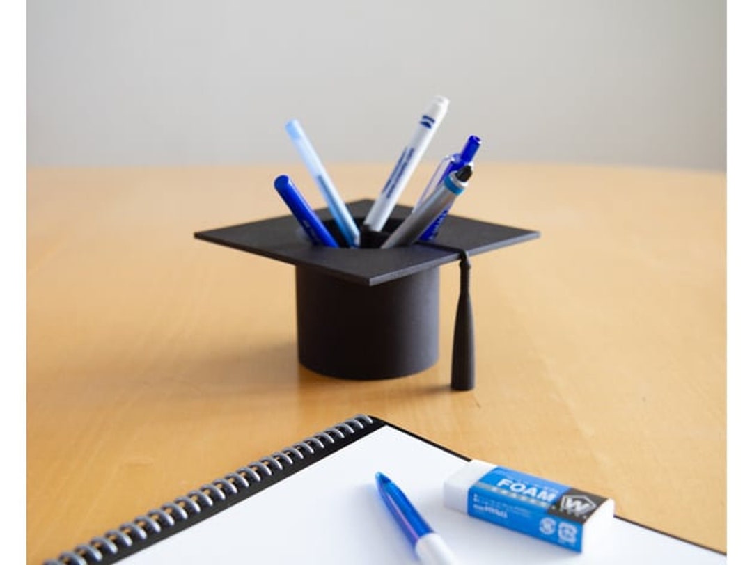 Graduation Cap Pencil Holder - Etsy