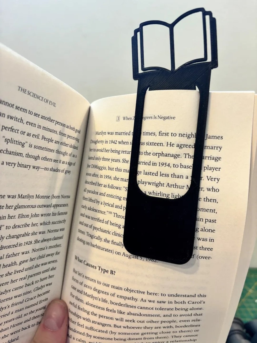 Open Book Bookmark - Etsy
