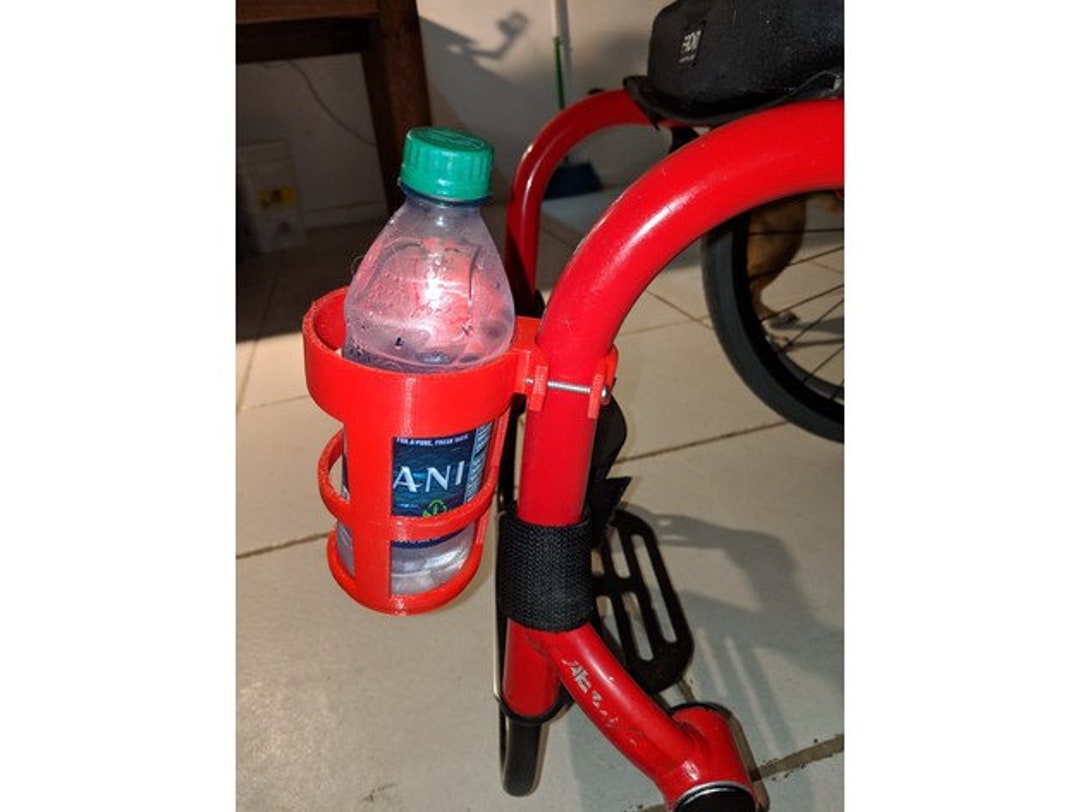 Wheelchair Cupholder Works With Bottles - Etsy
