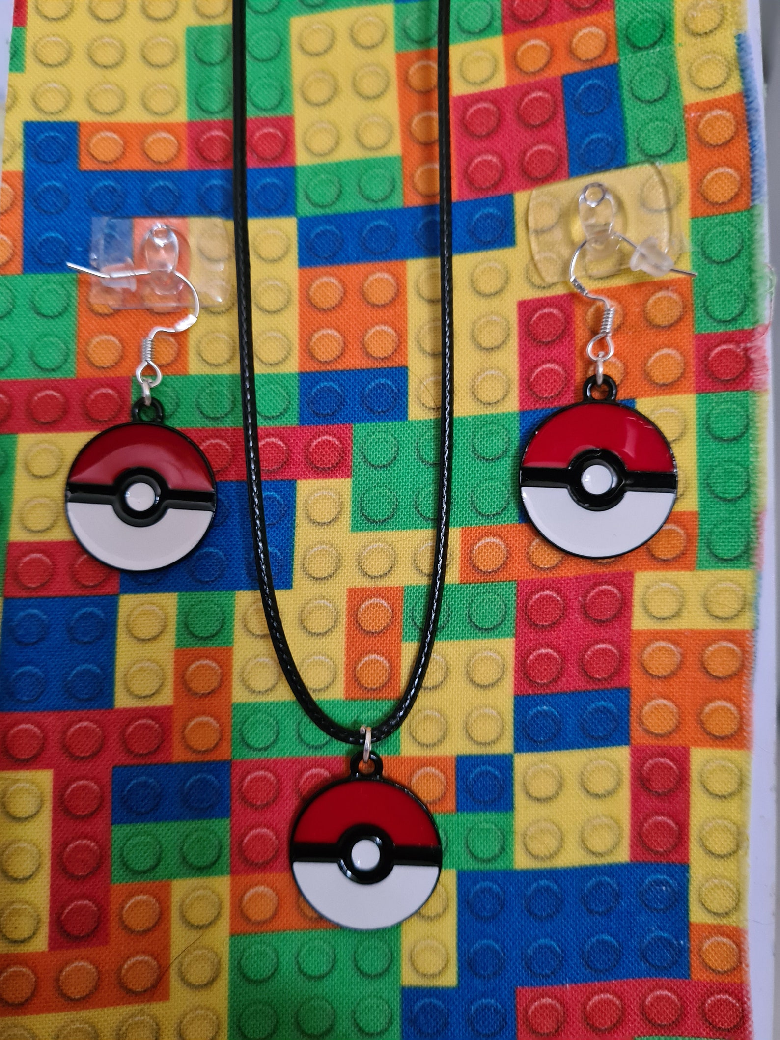 Pokeball Necklace - Etsy