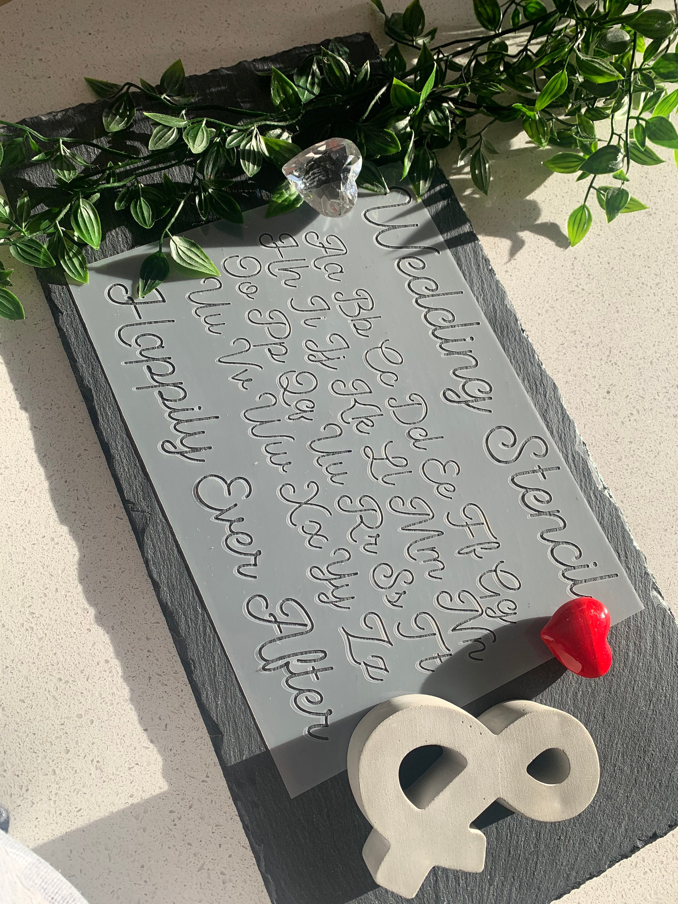 2x A4 Wedding Stencil Custom Stencil - Etsy UK