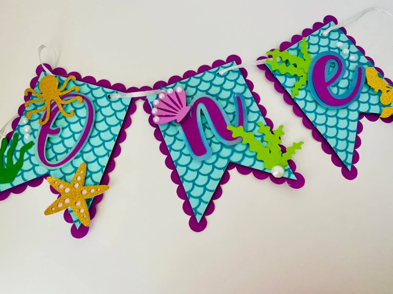 Mermaid High Chair Banner / Mermaid Banner / Mermaid Birthday - Etsy