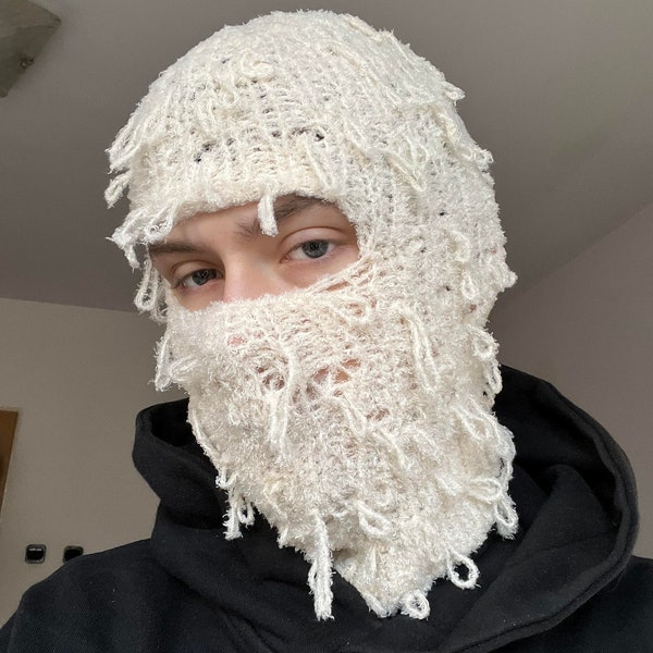 Fuzzy Ski Mask - Etsy
