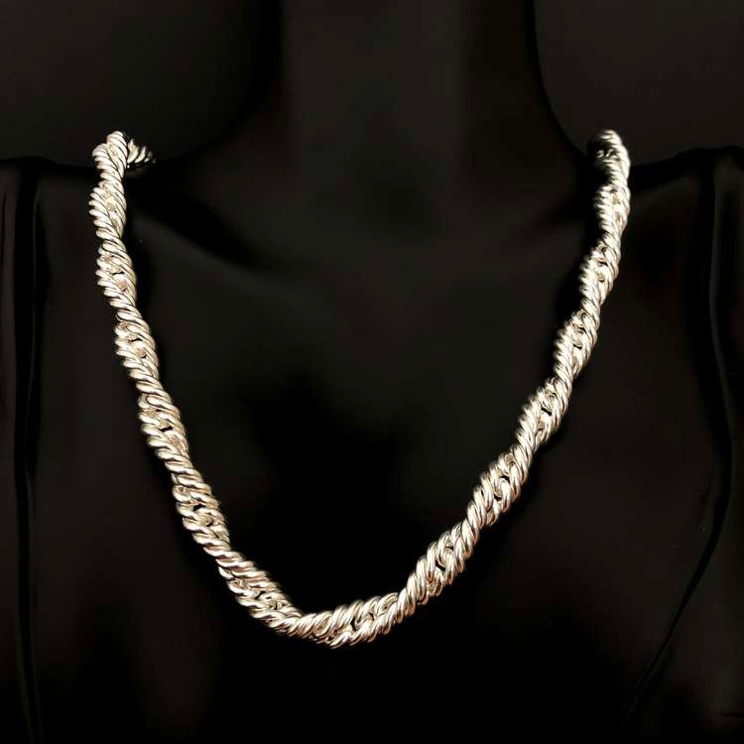 S999 Heavy Rope Chain 7.5mm Chubby Rope Thick Necklace A Completely 100 ...