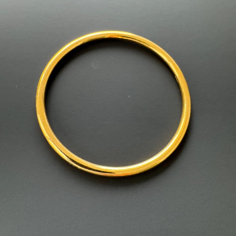 Bangle Gold 24k Solid - Etsy