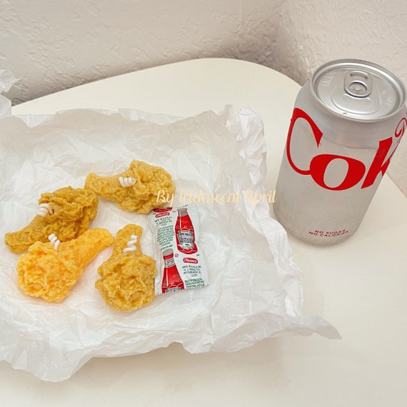 Crispy Fried Chicken Drumsticks Candle Hot Wing Candle Soy Wax - Etsy
