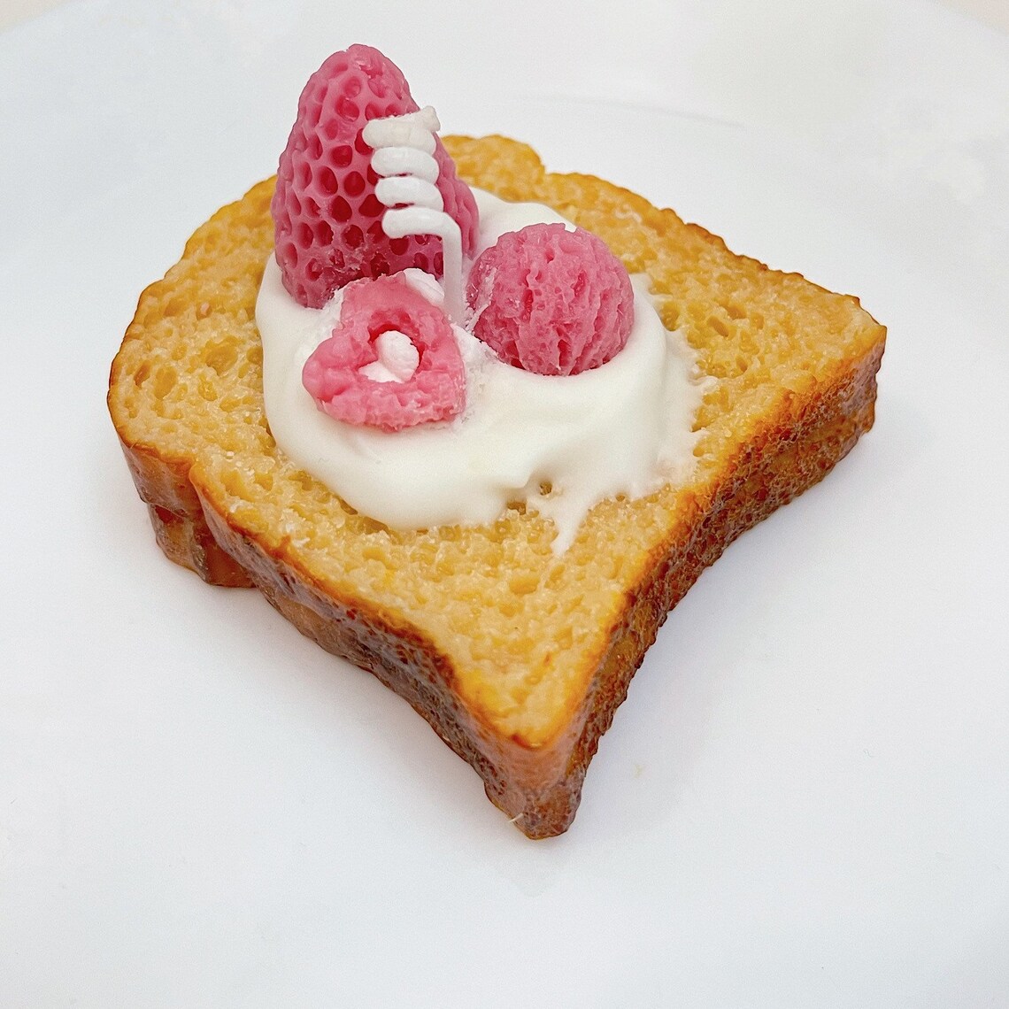 Strawberry Toast Candle Scented Natural Soy Wax Beeswax - Etsy