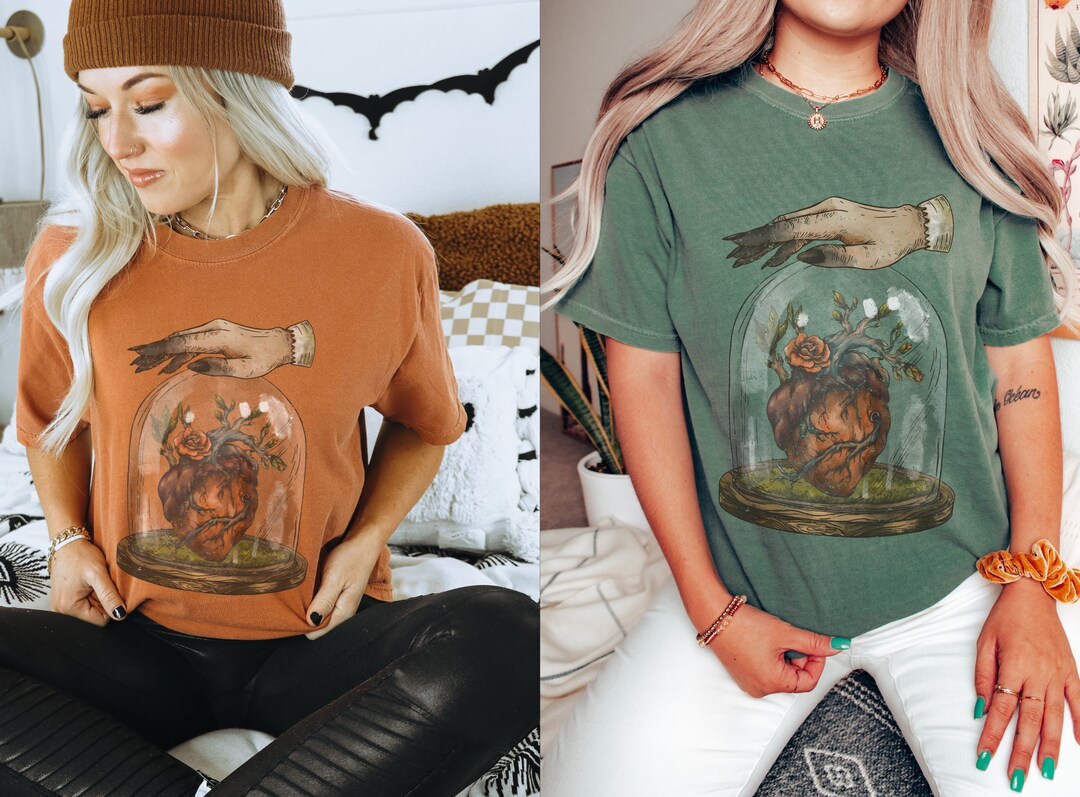 Anatomical Heart T-shirt, Witch Aesthetic, Oddities Shirt, Occult ...