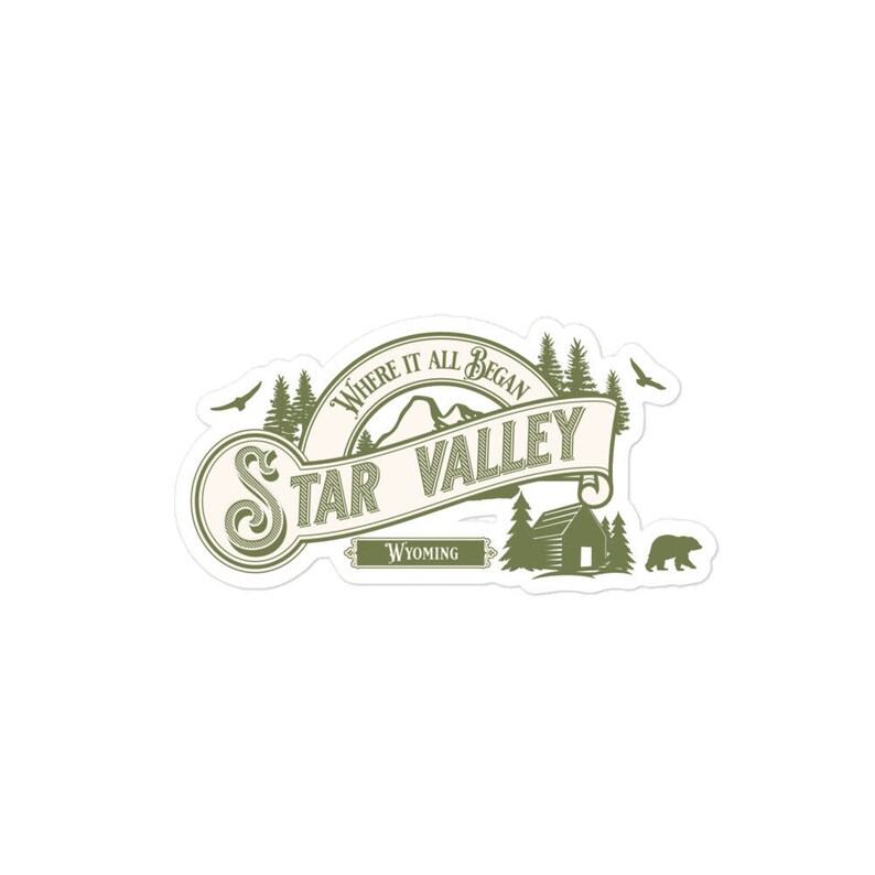 Where It All Began - Star Valley Wyoming - Bubble-free Stickers - Etsy