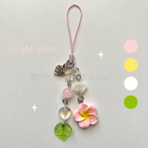 Tropical 2000s Summer Hibiscus Phone Charms, Cute Beach Themed Unique ...