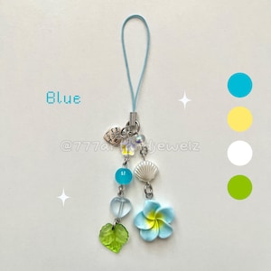 Tropical 2000s Summer Hibiscus Phone Charms, Cute Beach Themed Unique ...