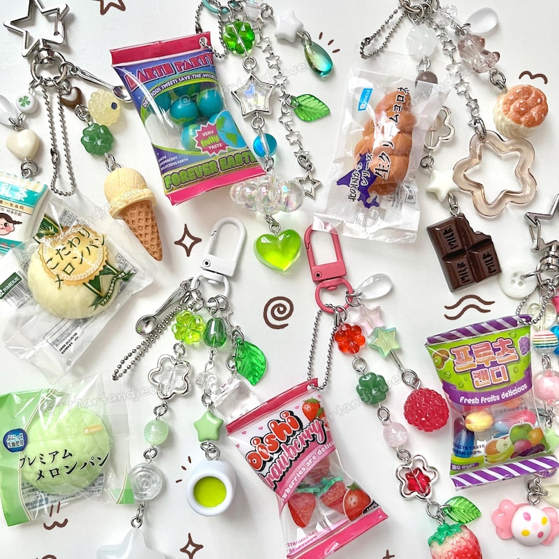 Fake Food Keychain Japanese - Etsy