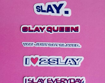 Slay Sticker - Etsy