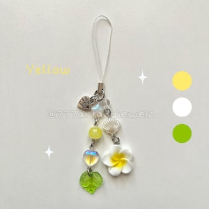 Tropical 2000s Summer Hibiscus Phone Charms, Cute Beach Themed Unique ...