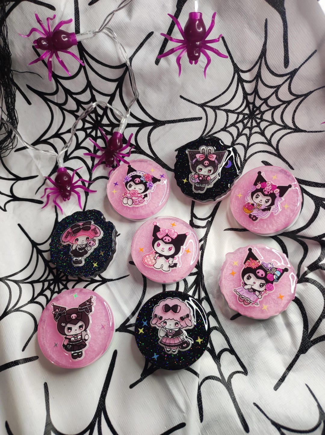 Black Kuromi Halloween Popsocket - Etsy
