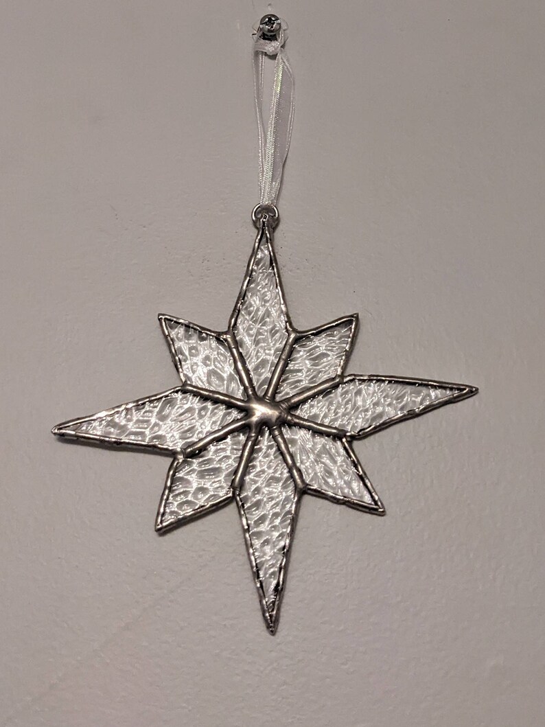 Stained Glass Snowflake - Etsy