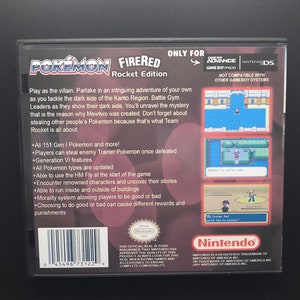Pokemon "firered Rocket Edition" ROM Steal Pokemon** - Etsy