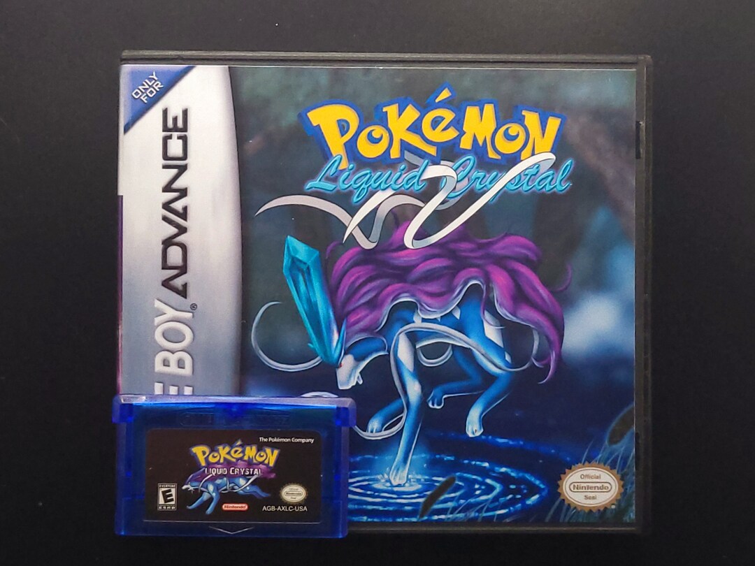 Pokemon "liquid Crystal" W/ Case ROM HACK - Etsy