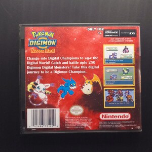Pokemon digimon: Nova Red W/ Case ROM HACK - Etsy