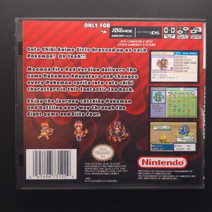 Pokemon "moemon Red: Revival Update" W/ Case ROM HACK - Etsy