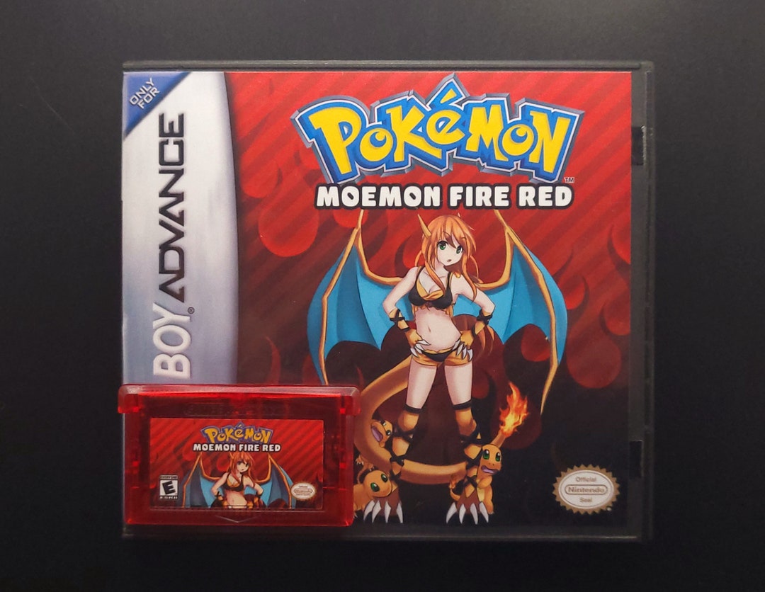 Pokemon "moemon Red: Revival Update" W/ Case ROM HACK - Etsy