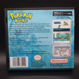 Pokemon Neon Blue GBA - Etsy