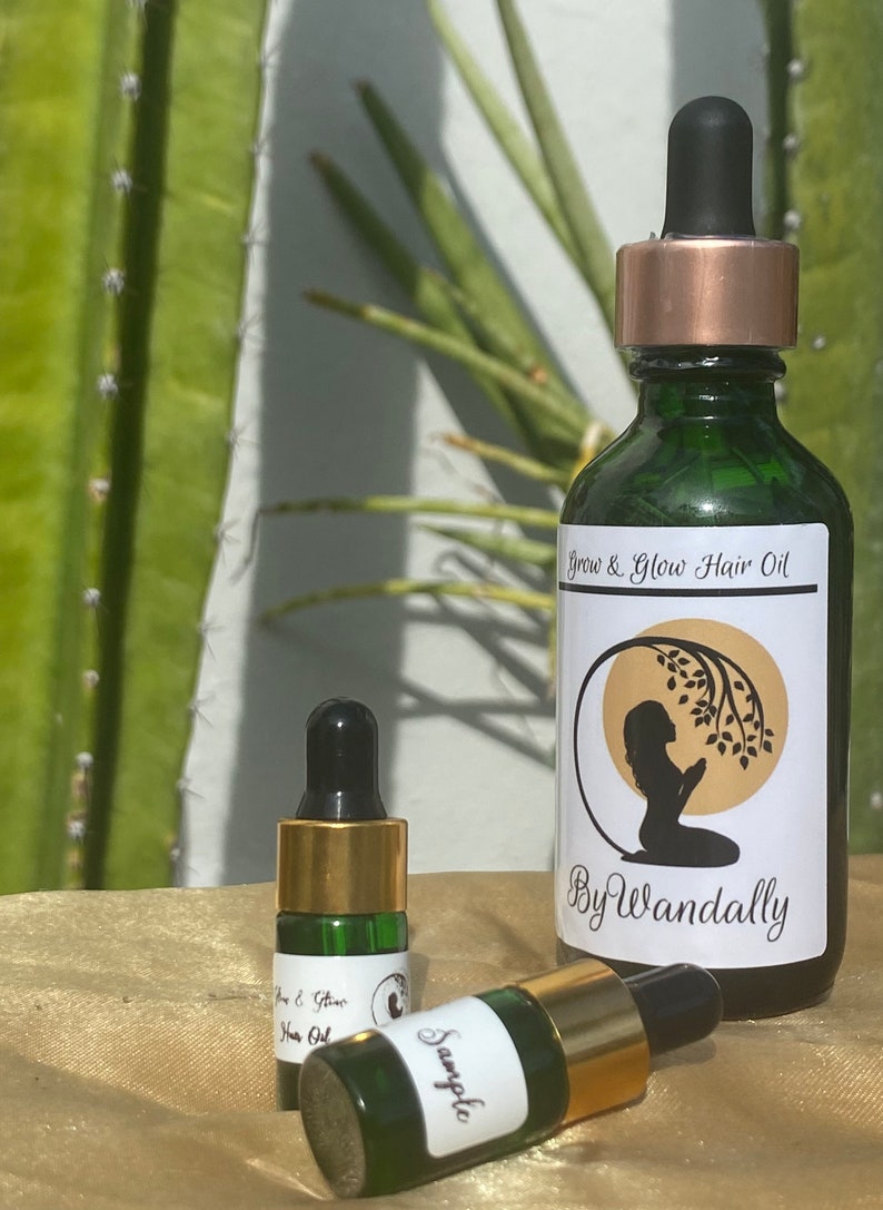 Hair Growth Oil - Grow & Glow Hair Oil - Etsy