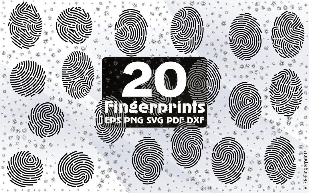 Fingerprint, Finger Prints SVG, Fingerprint PNG, Fingerprint Cricut ...