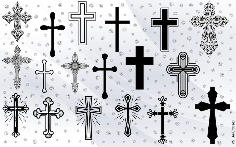 60 Cruces SVG, Cruces SVG Cristianas, Cruces Clipart, Cruces ...