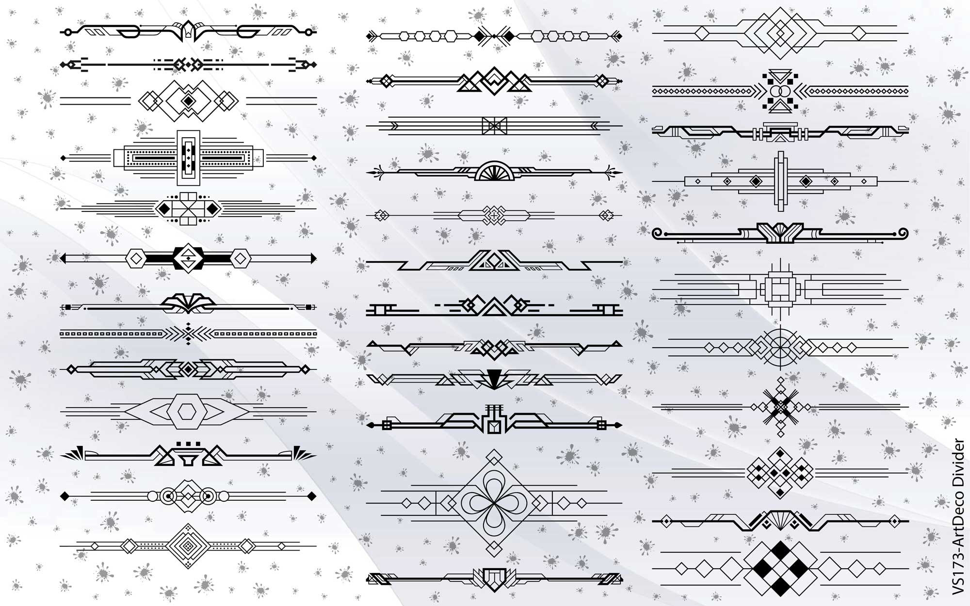 75 Art Deco Element SVG, Art Deco SVG, Art Deco Divider, Art Deco ...