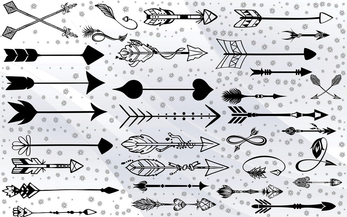 60 Arrows SVG, Arrows Vector, Arrows Clipart, Arrows PNG, Arrows DXF ...