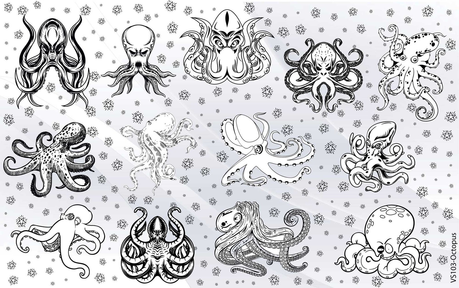 13 Octopus Clipart, Octopus Tentacles, Octopus Tattoo, Octopus PNG ...