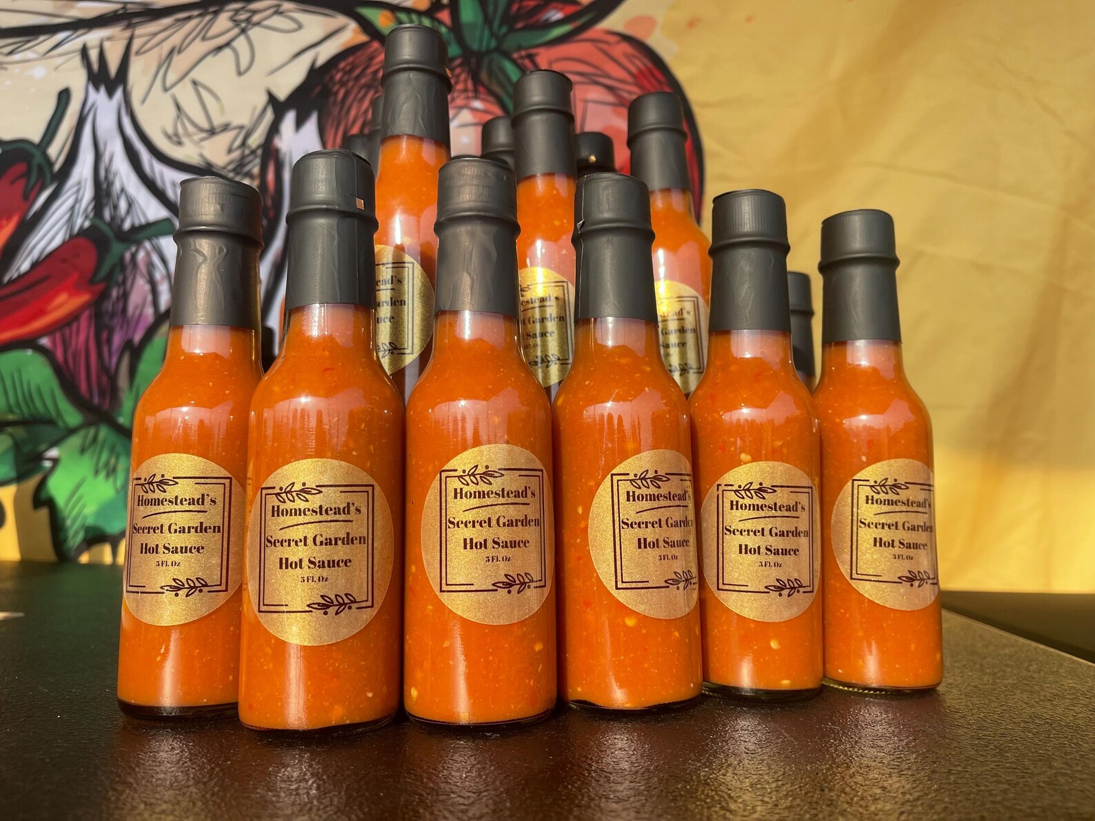 Homestead’s Hot Sauce, Secret Garden 6-pack, Gift Pack, Hot Sauce ...