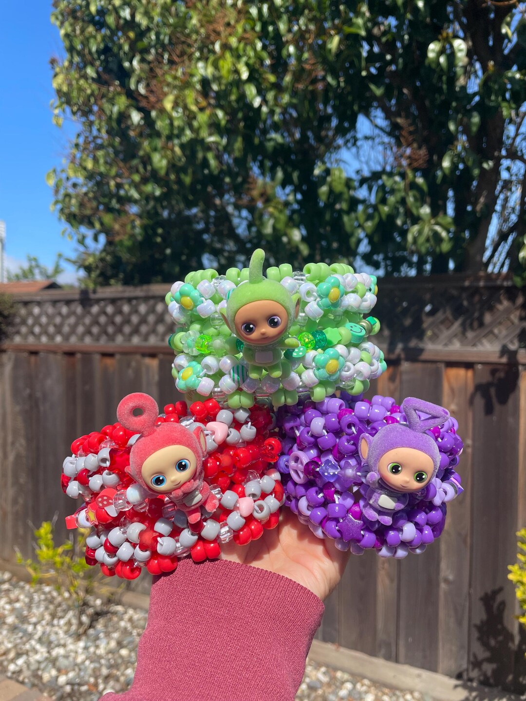 Teletubbies Mini Kandi Cuff - Etsy
