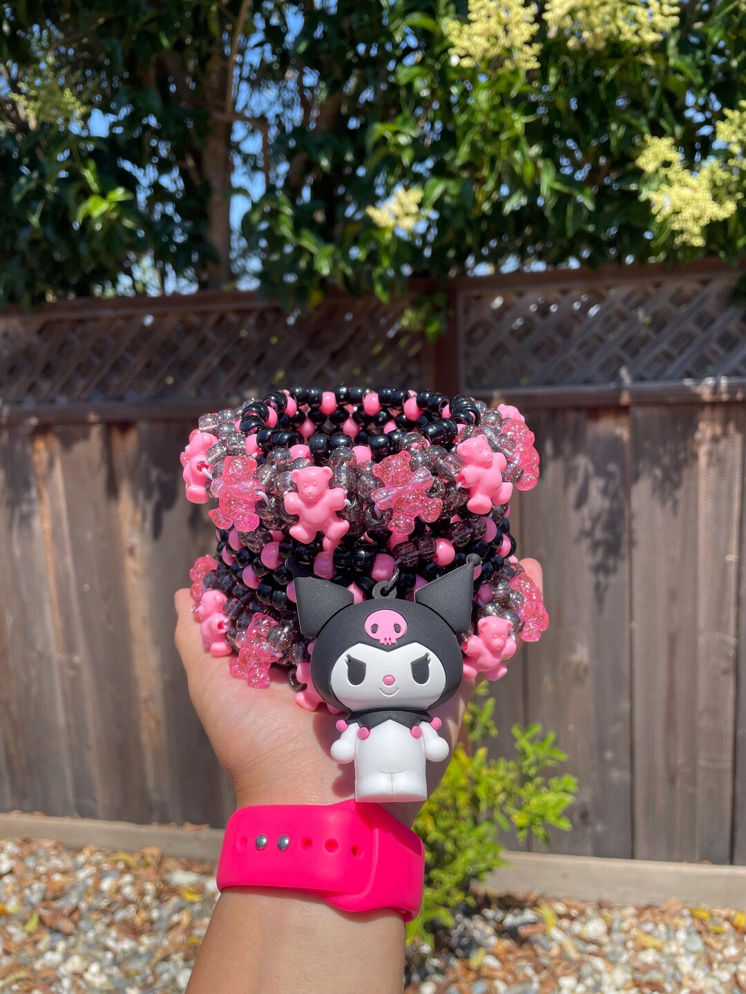 Kuromi Rotating Kandi Cuff - Etsy